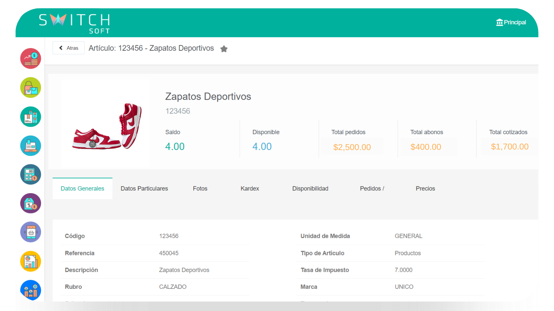 SWITCH SOFT | EL ERP MÁS FÁCIL DE USAR